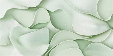 A Soft Pastel Green Background With Smooth Flowing Lines And Circular Shapes Softly Blending