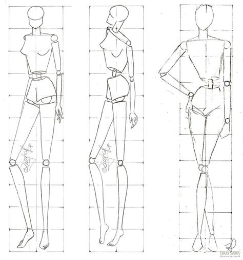 Как рисовать моделей для дизайна одежды 86 фото