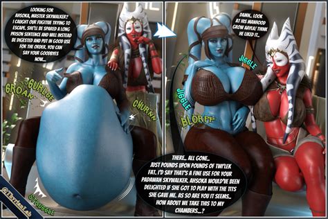 Rule 34 2girls 3d 3d Artwork Aayla Secura Ahsoka Tano Alien Pred