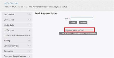 Mca Portal Track Payment Status Learn By Quicko