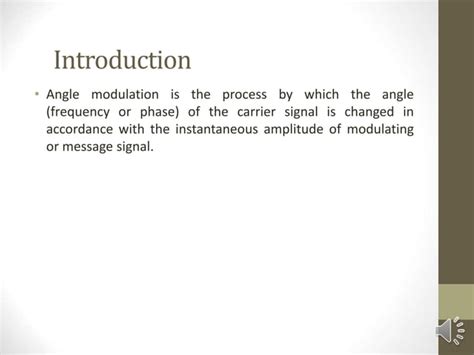 Angle Modulation In Analog Communication Ppt Digital Audio Computer Software And Applications