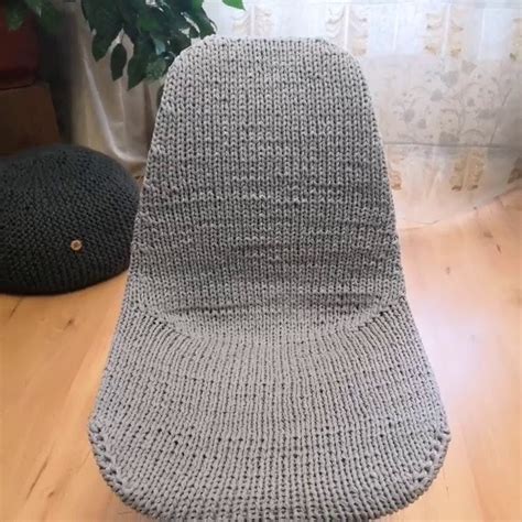 Замечательные вязаные чехлы на стулья Youtube