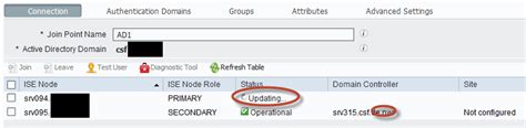 Solved Ise 13 Node Ad Status Updating Issue Cisco Community