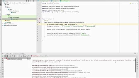 Deserializing An Immutable Java Object With The Jackson Json Processing