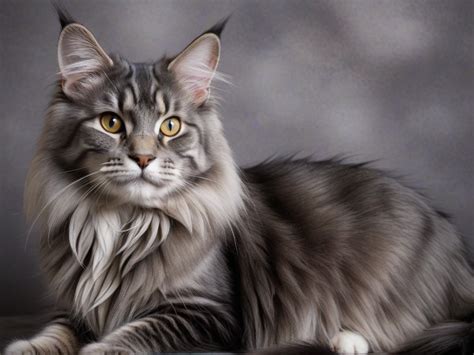 Gray Maine Coon Image Free Ai Generator Makepix