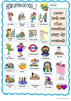 81 How Often Questions English ESL Worksheets Pdf Doc