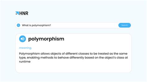 Polymorphism Hnr Tech