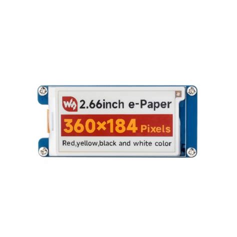 2 66inch E Paper Module G 360x184 Red Yellow Black White Spi Interface