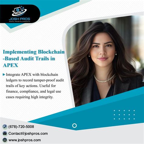 how to integrate apex with blockchain for secure audit trails josh