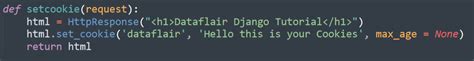 Django Cookies And Cookies Handling How To Create Cookies In Django Dataflair