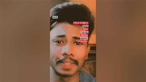 You Must Know Part 34 35 Attributes And Types In Dbms Shorts Youtube