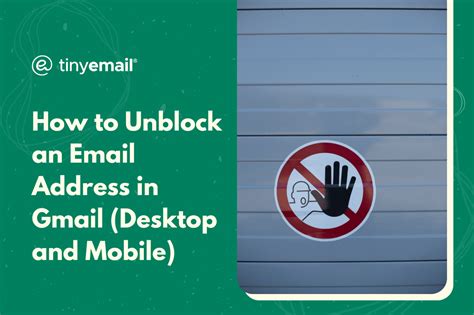 How To Unblock An Email Address In Gmail Desktop And Mobile TinyEmail Marketing Automation