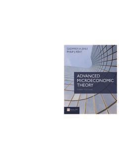 Advanced Microeconomic Theory ADVANCED DSE Coaching Advanced Microeconomic Theory Advanced