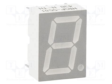 hdsp 5501 broadcom avago display led 7 segment 14 22mm 0 56