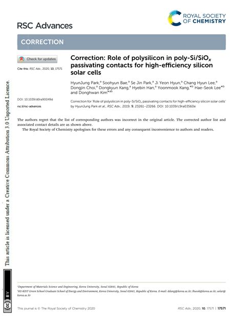 pdf correction role of polysilicon in poly si sio x passivating