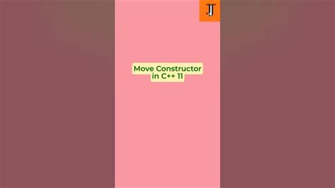 Move Constructor Advanced Cpp Shorts Cpp Shots Viralvideo Youtube