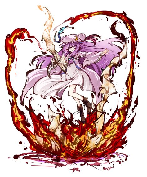 Patchouli Knowledge Touhou Drawn By Tokiame Danbooru