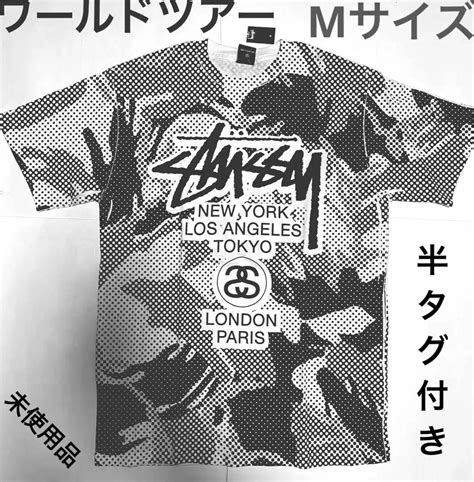 Stussy ワールドツアーtシャツ ドット迷彩 Mサイズ 新品未使用 メルカリ