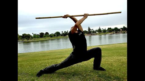 Kung Fu Bo Staff Kata Impressive Youtube