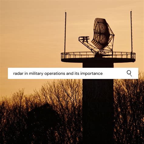 Radar In Military Operations And Its Importance Bayanat Engineering Qatar Bayanat Engineering