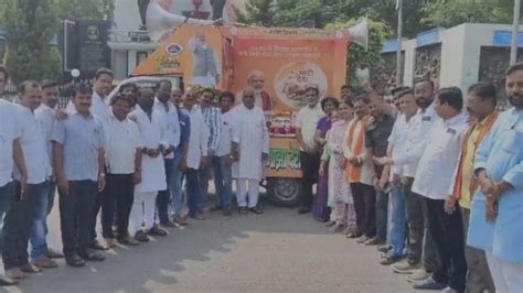 भारतीय जनता पार्टीच्या वतीने आयटीआय चौक येथे मेरी मिट्टी मेरा देश