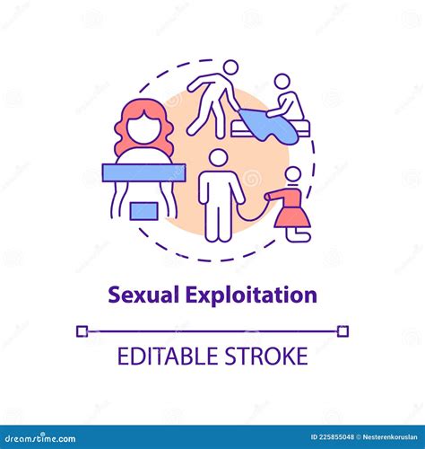 Sexual Exploitation Concept Icon Stock Illustration Illustration Of Complex Coercion 225855048