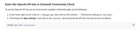 App Working Well Locally But Get An Error About Open Ai Api Key