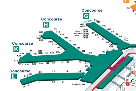 Ohare Gate Map Chicago Ohare International Airport Ord