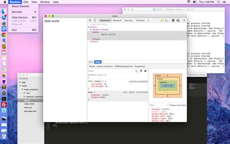 Macos Remove Menubar From Finder In Electron On Osx Stack Overflow
