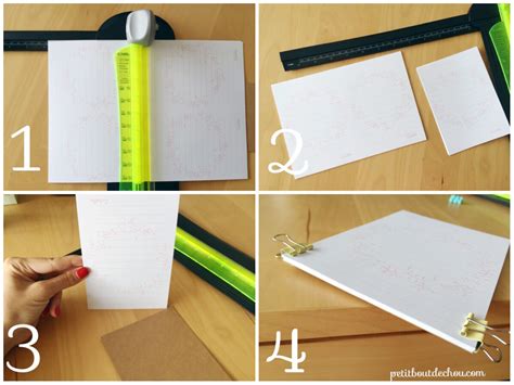 How To Make Your Own Personalised Notepad Petit Bout De Chou
