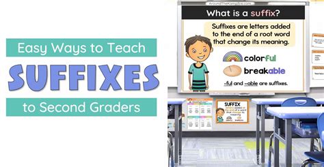 7 Fun Ways To Teach Suffixes To 2nd Graders Around The Kampfire