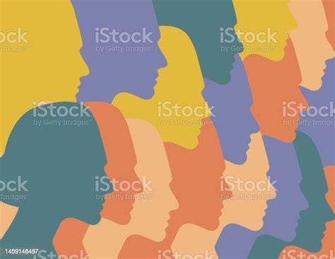 사람들은 실루엣 사람 여성 프로필 아바타 벡터 아이콘을 글리프 픽토그램에 직면 공동체에 대한 스톡 벡터 아트 및 기타 이미지 공동체 군중 그림자 Istock