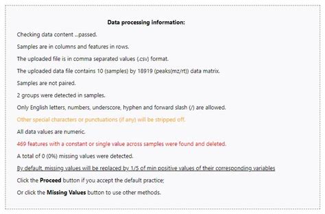 General Error In Statistical Analysis One Factor Metaboanalyst
