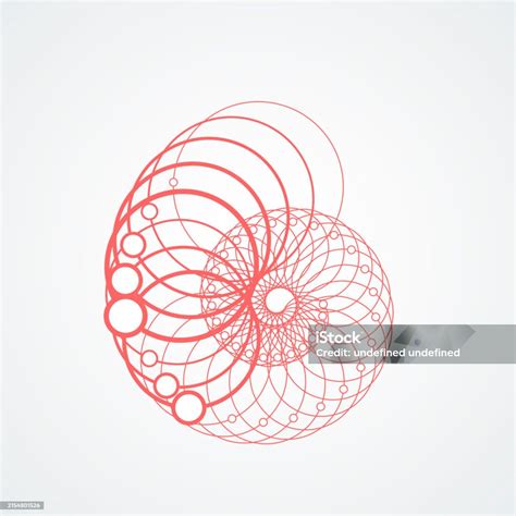 배너 디자인을 위한 원형 연결 회전 추상 미술 템플릿입니다 미래 지향적인 디자인 디지털 기술 배경 웹 그래픽 배너 흰색 배경 질감 개념에 대한 스톡 벡터 아트 및 기타