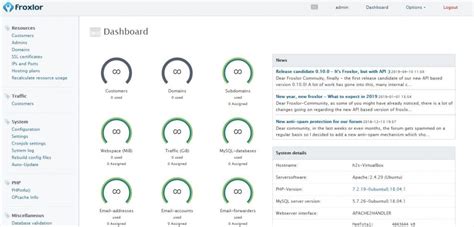 How To Install Froxlor Server Management Panel On Ubuntu 1804