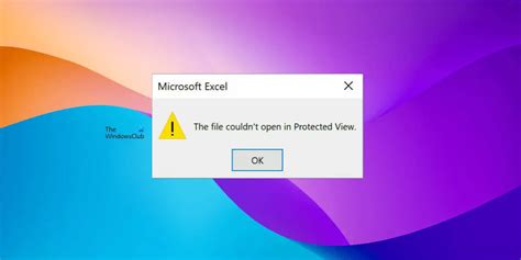 Excel Cannot Open Protected File