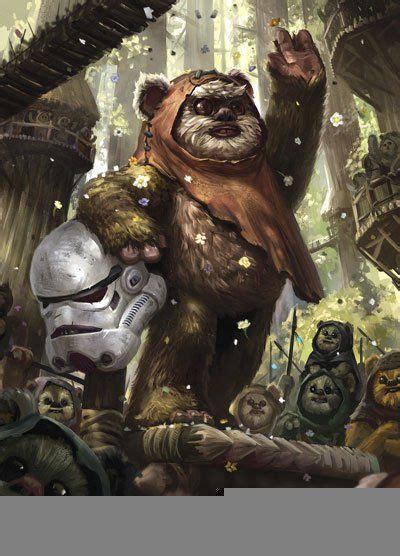 Something To Look Forward To Ewok Warrior Ewok Fan Art Star Wars