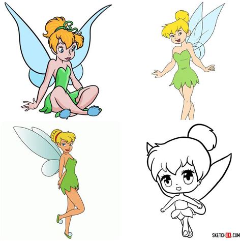 25 Easy Tinkerbell Drawing Ideas How To Draw Tinkerbell
