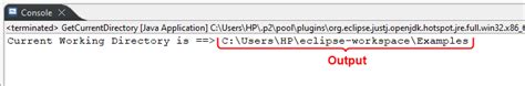 how to get the current working directory in java