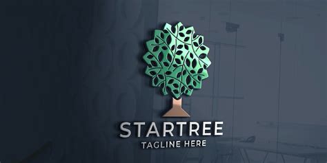Star Tree Logo Template Codester