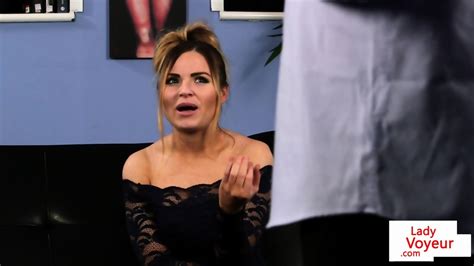 British Voyeur Babe Enjoys Wanking Session