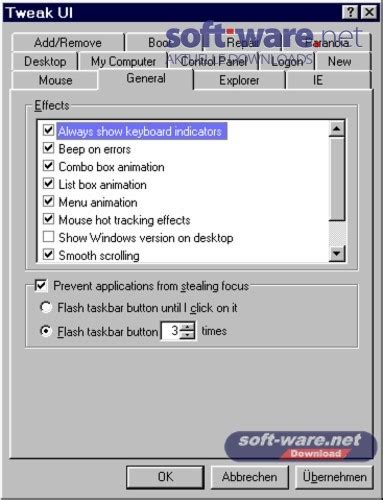 Tweak Ui Download Windows Deutsch Bei Soft Ware Net