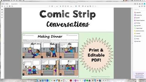 Comic Strip Conversations Speech Therapy Pragmatic Language Tpt