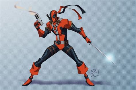 Deadpooldeathstroke Fusion Deathstroke Anime Deathstroke Design