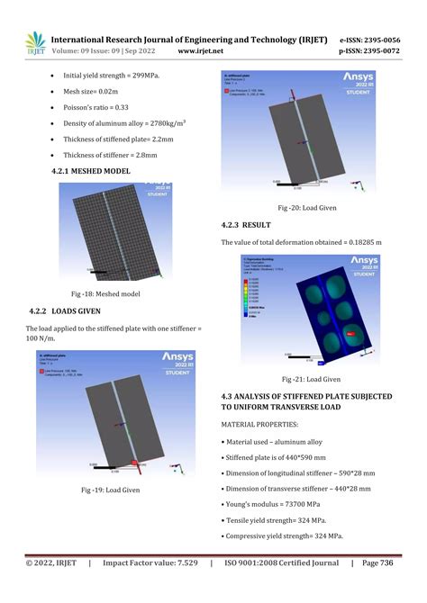 Nonlinear Buckling Analysis Of Stiffened Plate Pdf Needlework Arts And Crafts