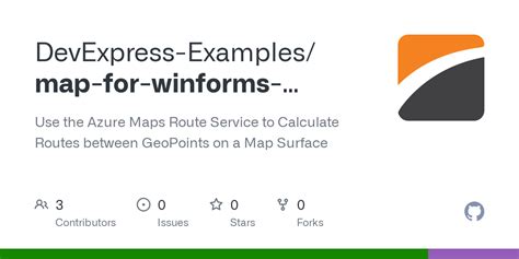Github Devexpress Examplesmap For Winforms Azure Routing Use The Azure Maps Route Service To