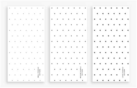 Premium Vector Triangle Seamless Pattern In Black And White