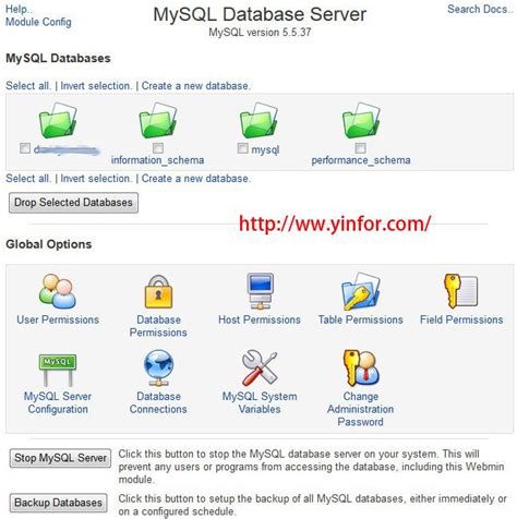 How To Manage MariaDB In Webmin David Yin S Blog