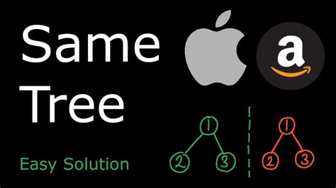 Same Tree Leetcode 100 Python Youtube