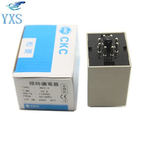 Aliexpress Com Buy CKC AH3 3 Timer Relay AC 220V AC 380V AC 110V DC 24V DC 12V 1S 3S 6S 10S